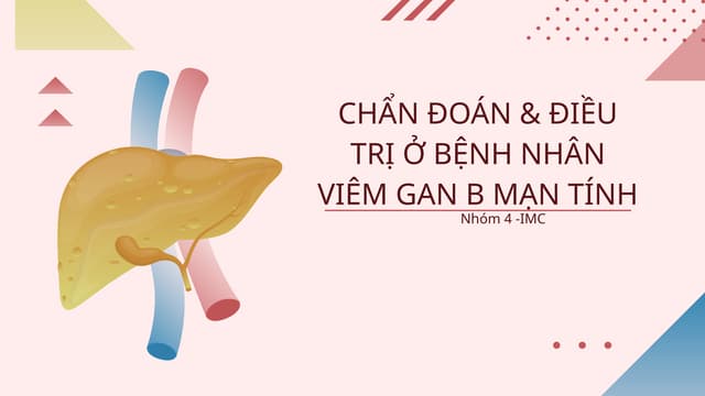 HƯỚNG DẪN CHẨN ĐOÁN VÀ ĐIỀU TRỊ VIÊM GAN VIRUT B | PDF