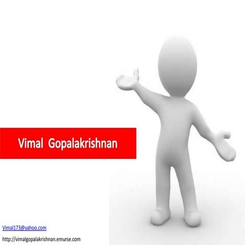 Vimal Visual Cv | PPT