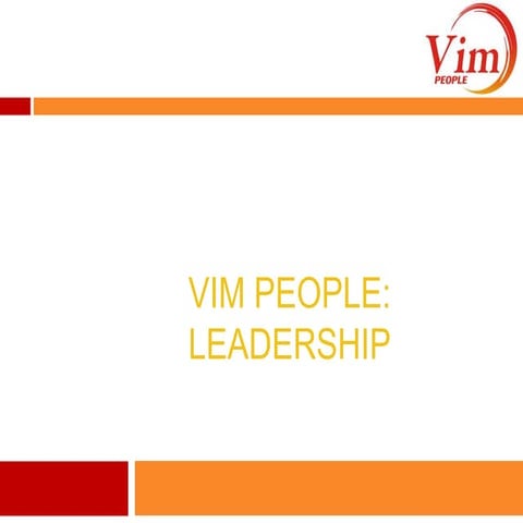 ViM People - Leadership | PPTX