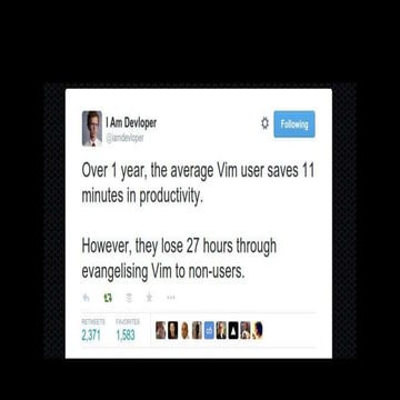 Vim - How to Develop Like a Ninja | PPT