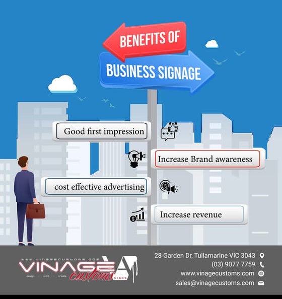 Outdoor Business Signage -Vinage Customs | PDF
