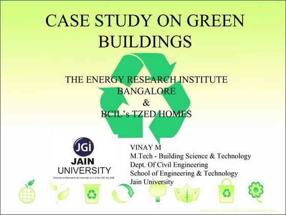 TERI -BANGLORE_Case study | PPTX | Indoor Environmental Quality | Home & Garden