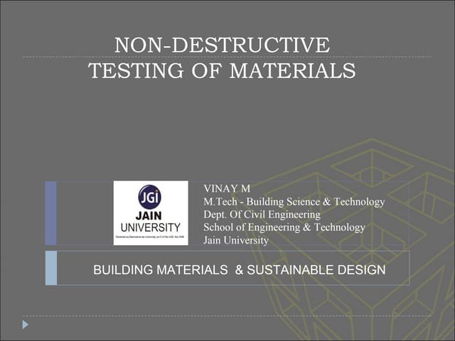 Non Destructive Testing Pdf