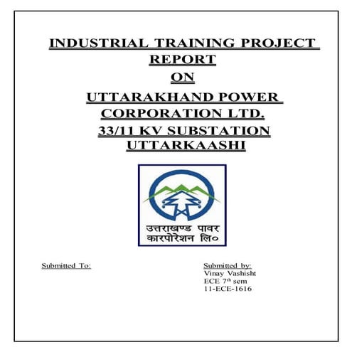 220KV Substation Training Report | PDF