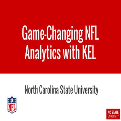 Game-Changing NFL Analytics with KEL | PPT