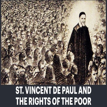 St. Vincent de Paul and the Rights of the Poor | PDF