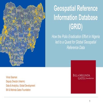 How the polio eradication effort in Nigeria led to a quest for global geospatial reference data ...