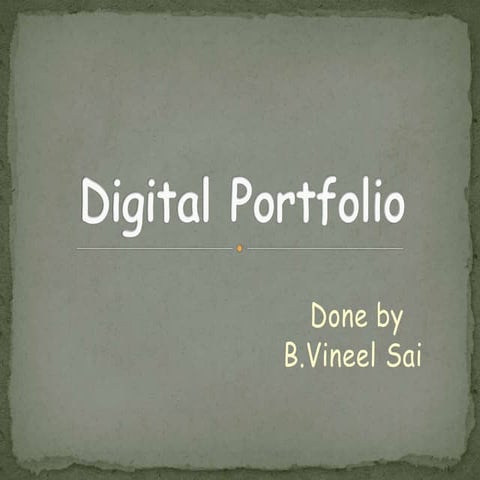 Vineel sai | PPT