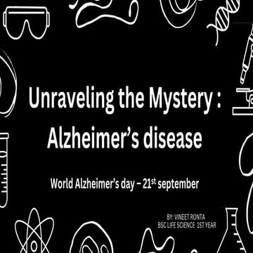 Alzheimer's disease | PPT