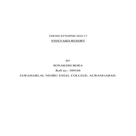 Vineyard resort | PDF