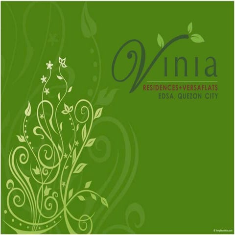 Vinia Residences Edsa Across Trinoma - Powerpoint Presentation | PPT