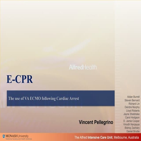 Pellegrino - ECMO CPR - Getting it Right | PPTX