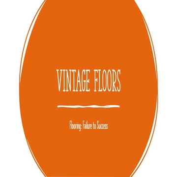 Vintage Floors: Turn Flooring Fails into Wins! | PDF