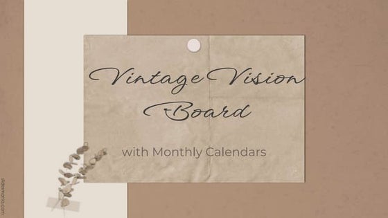 Vintage Vision Board · SlidesMania..pptx