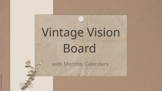 Vintage Vision Board · SlidesMania..pptx