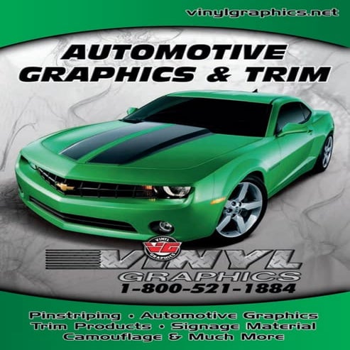 Custom Automotive Vinyl Graphics Catalog. Car and Truck Decals ...