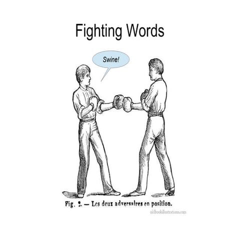 Fighting words, incitement, true threats and the First Amendment | PPT