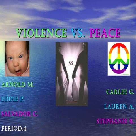 Violence vs. peace + Shakespeare's life | PPT