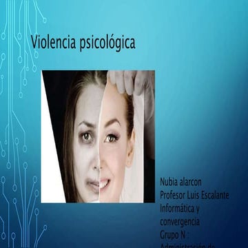 violencia psicológica, ética y legislación | PPTX