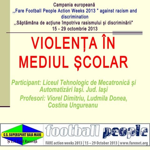 Violenta scolara | PPT