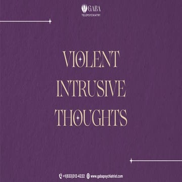 Understanding Violent Intrusive Thoughts - Causes, Effects, and ...