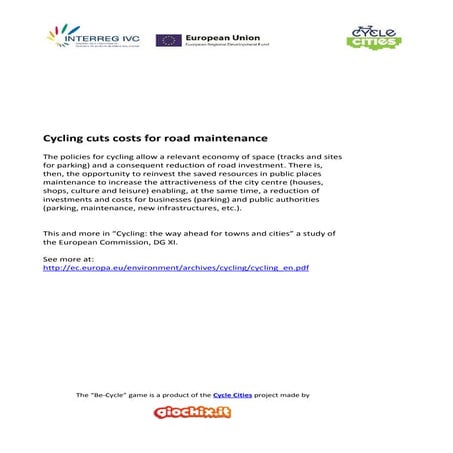 Violet1 cycling cuts costs for road maintenance | PDF