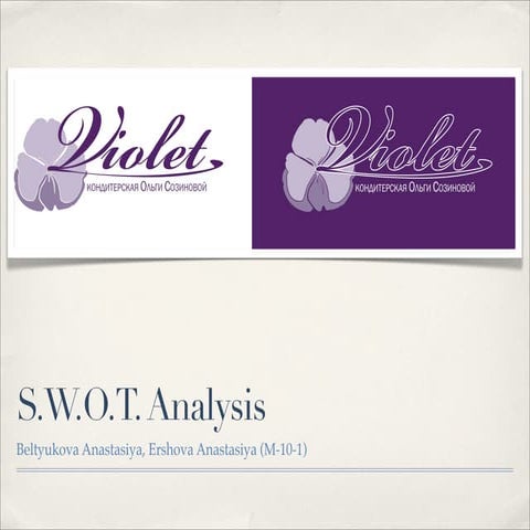 SWOT Analysis of a business. Sample business is a cafeteria | PDF