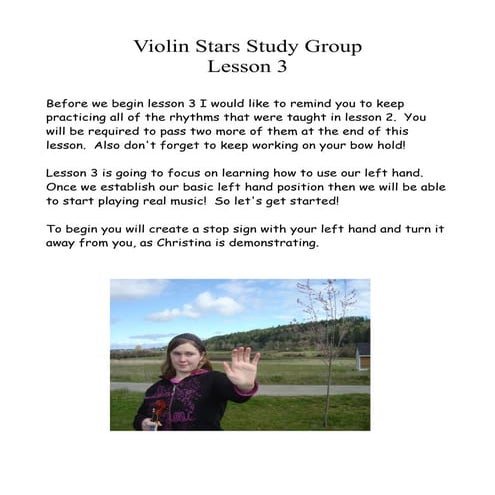 Violin stars lesson_3 (www.sheetmusic-violin.blogspot.com) | PDF