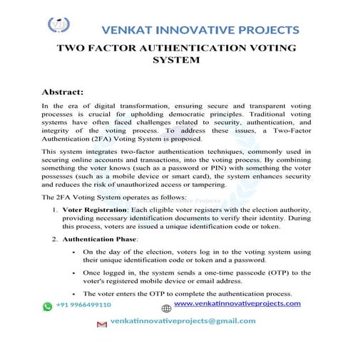 VIP25P508.TWO FACTOR AUTHENTICATION VOTING SYSTEM.docx