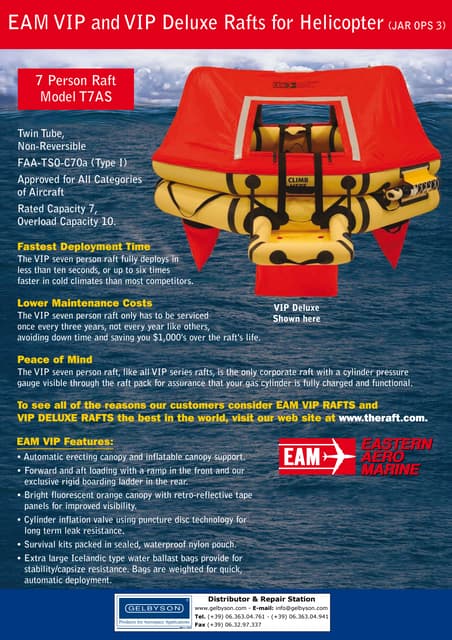 T6AX LIFE RAFT - EAM WorldWide - Gelbyson.com