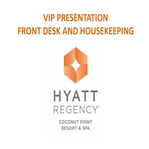 Vip amenities presentation | PPTX