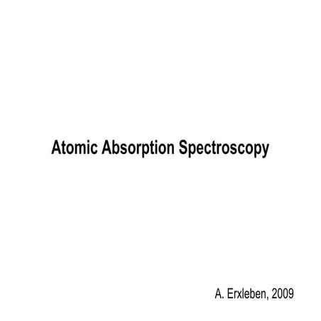 Interference In Atomic Absorption Spectroscopy. | PPTX
