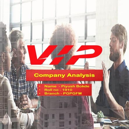 Vip industires report | PDF