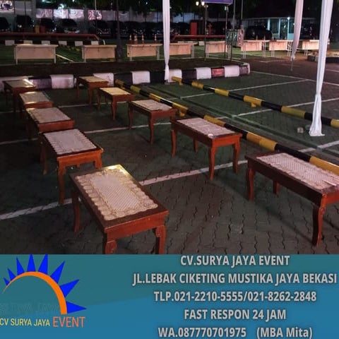 Pusat Menyewakan Meja VIP Model Kayu Terbaik | PPT