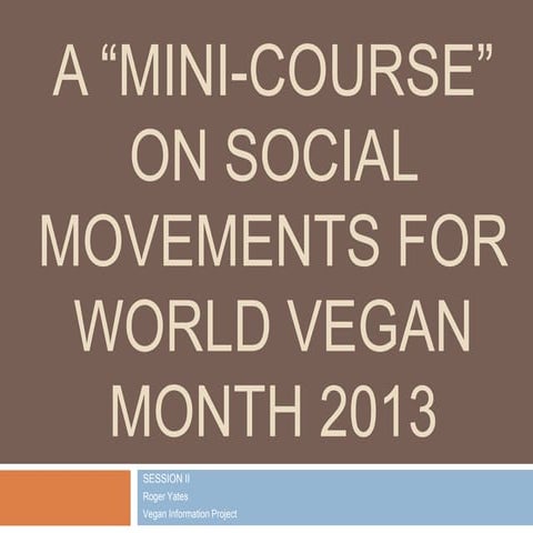 Social movements | PPTX