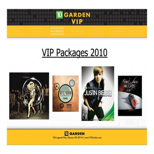 Vip Packages at TD Garden | PPT