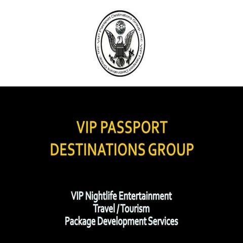 VIP Passport - Tourism Travel Destination Package | PDF | Nightclubs ...