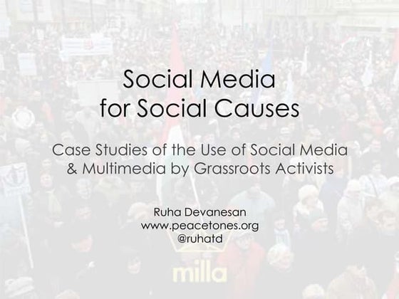 Documentaries as a Tool for Social Change - Jessica Clark | PPT