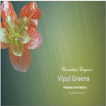 vipul greens bhubaneswar | PDF