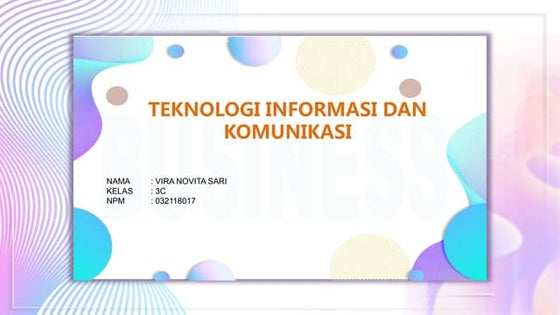 PowerPoint Teknologi Informasi dan Komunikasi | PPTX