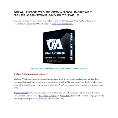Viral Faces AI Review - Unlimited AI Face Video Creator: | PDF