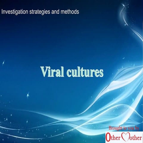 Viral cultures | PPT