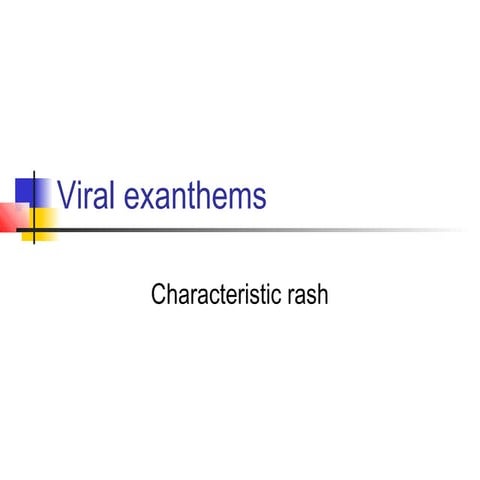 Viral Exanthem Chart National Guidance For The Management Of Children