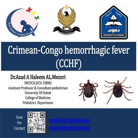 Crimean-Congo hemorrhagic fever (CCHF) Approach | PPTX