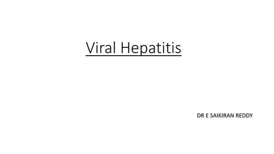 HEPATITIS C PRESENTATION | PPTX