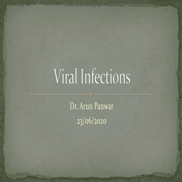 Viral Infection | PPTX