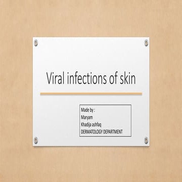 Viral infections of skin.pptx