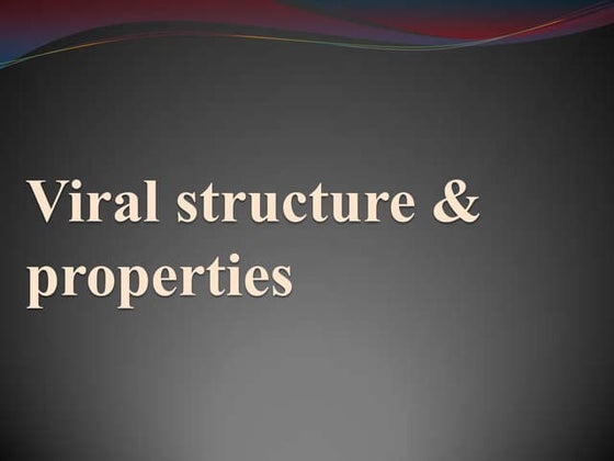 Classification of virus, symmetry | PPTX | Biological Sciences | Science