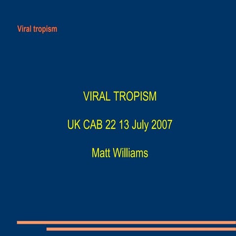 Viraltropism | PPT