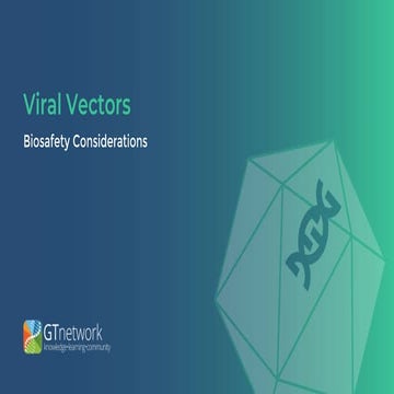 Viral vectors Gene Replacement Therapy.pptx